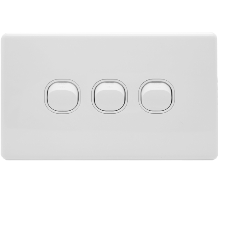Classic 3 GANG SWITCH – PRISM LIGHT